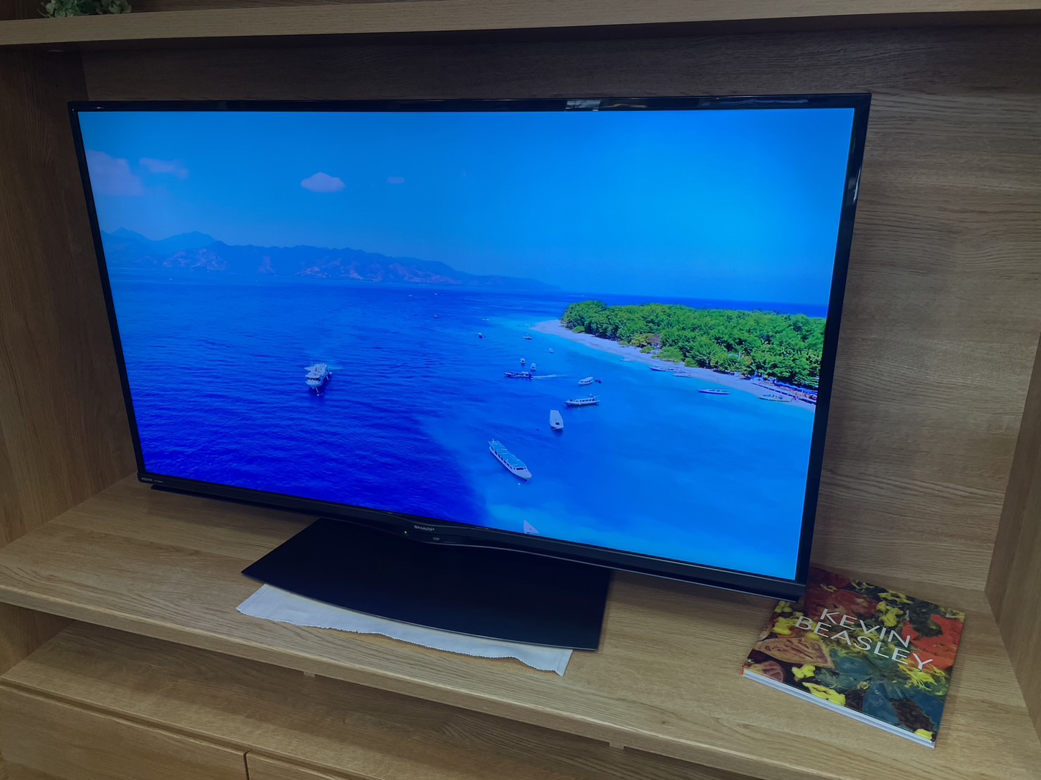 SHARP シャープ 4K 45V型液晶テレビ AQUOS アクオス 4T-C45BN1 2019年製 買取しました | 愛知と岐阜のリサイクルショップ 再良市場
