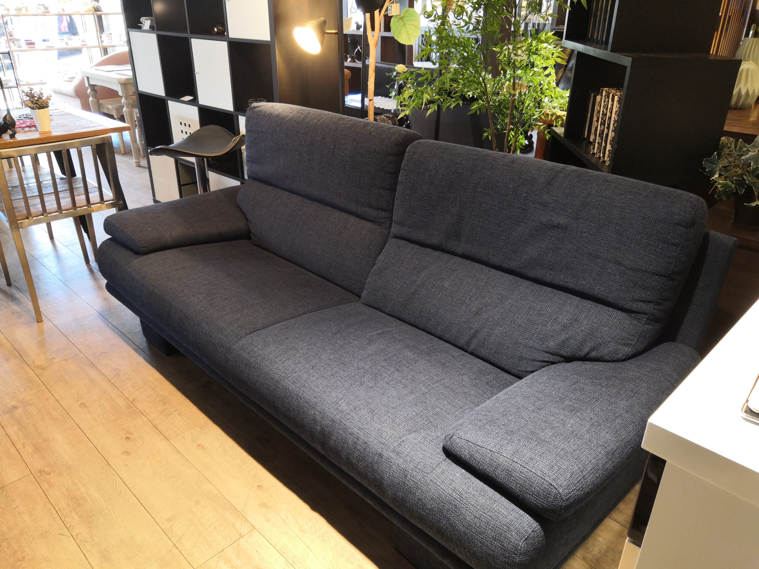 【中古品 】domani ドマーニ Excel-Life エクセルライフ ネイビー 3人掛け 3シーターソファ 買取しました。 | 愛知と岐阜のリサイクルショップ 再良市場